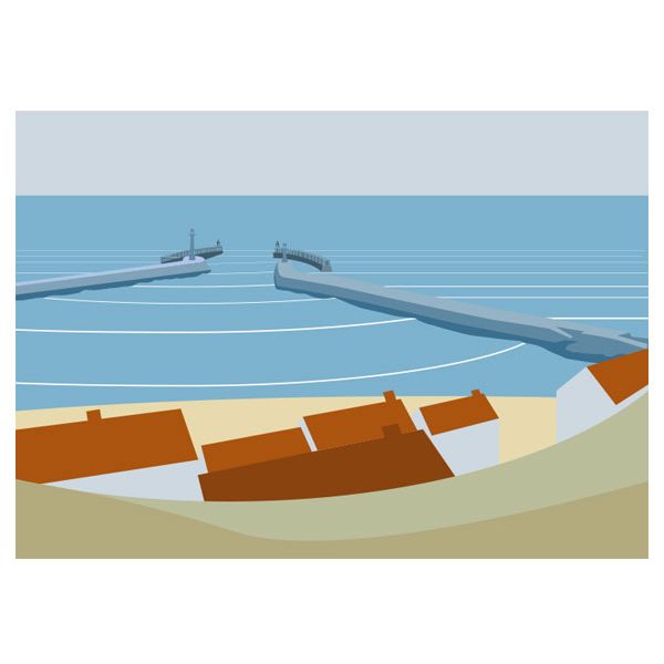 Filey Seafront – Ian Mitchell Art
