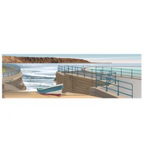 Filey Bay, looking North – Ian Mitchell Art